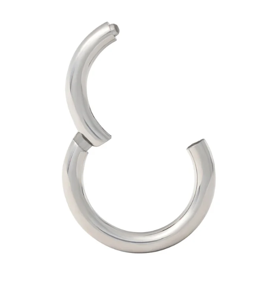 18 Gauge Plain Titanium Clicker | Elegance Piercing & Tattoo Inc