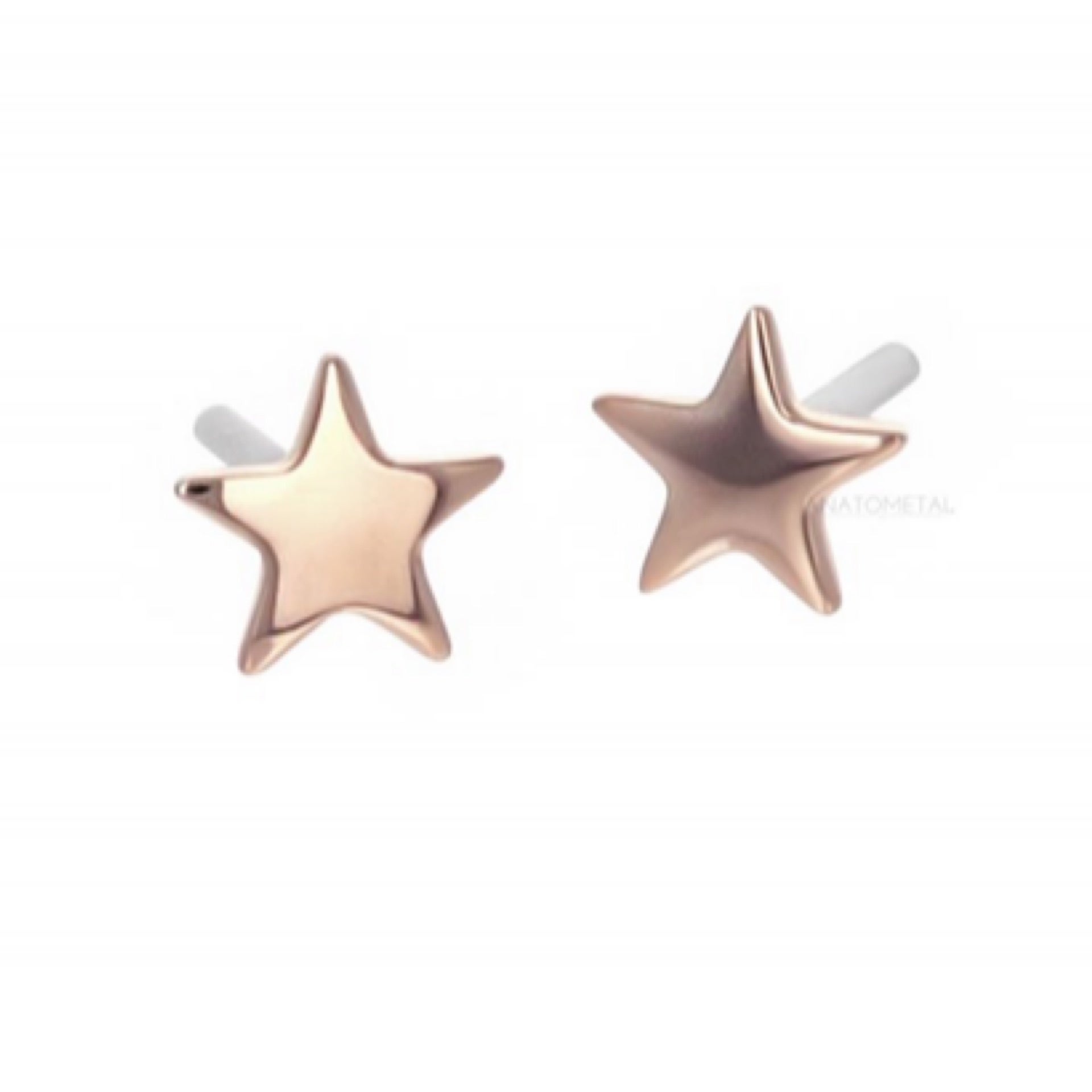 Titanium Star Threadless End | Elegance Piercing & Tattoo Inc