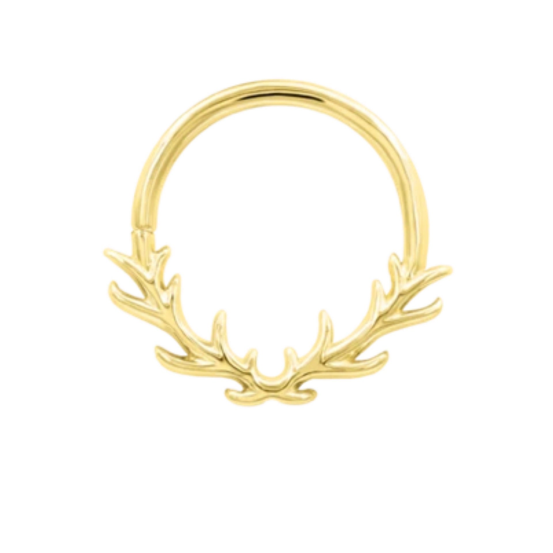 "Raven" Gold Seam Ring from Junipurr | Elegance Piercing & Tattoo Inc